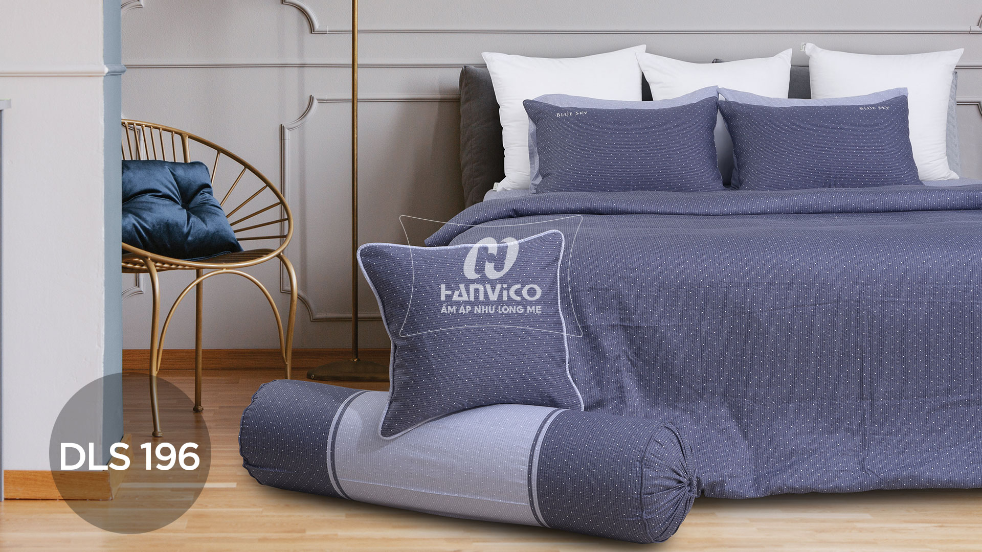 Bộ Hanvico Blue Sky Cotton T – DLS196 | Hanvico Hà Nội